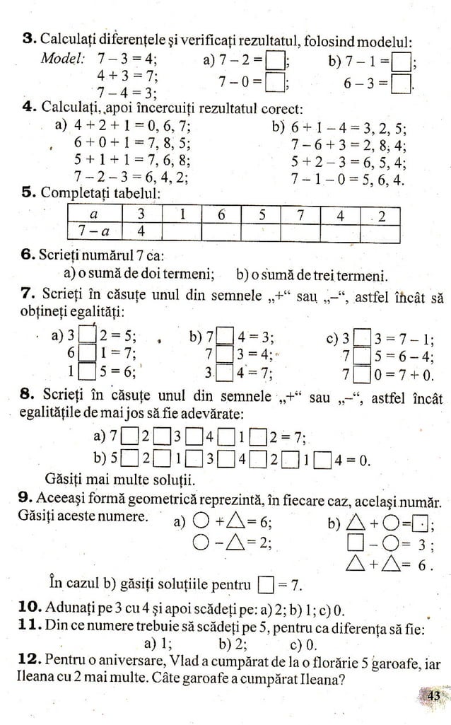 205097508 carti-culegere-de-matematica-clasele-1-2 | PDF