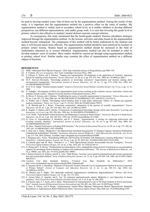Development of primary school fourth-grade students’ fraction ...
