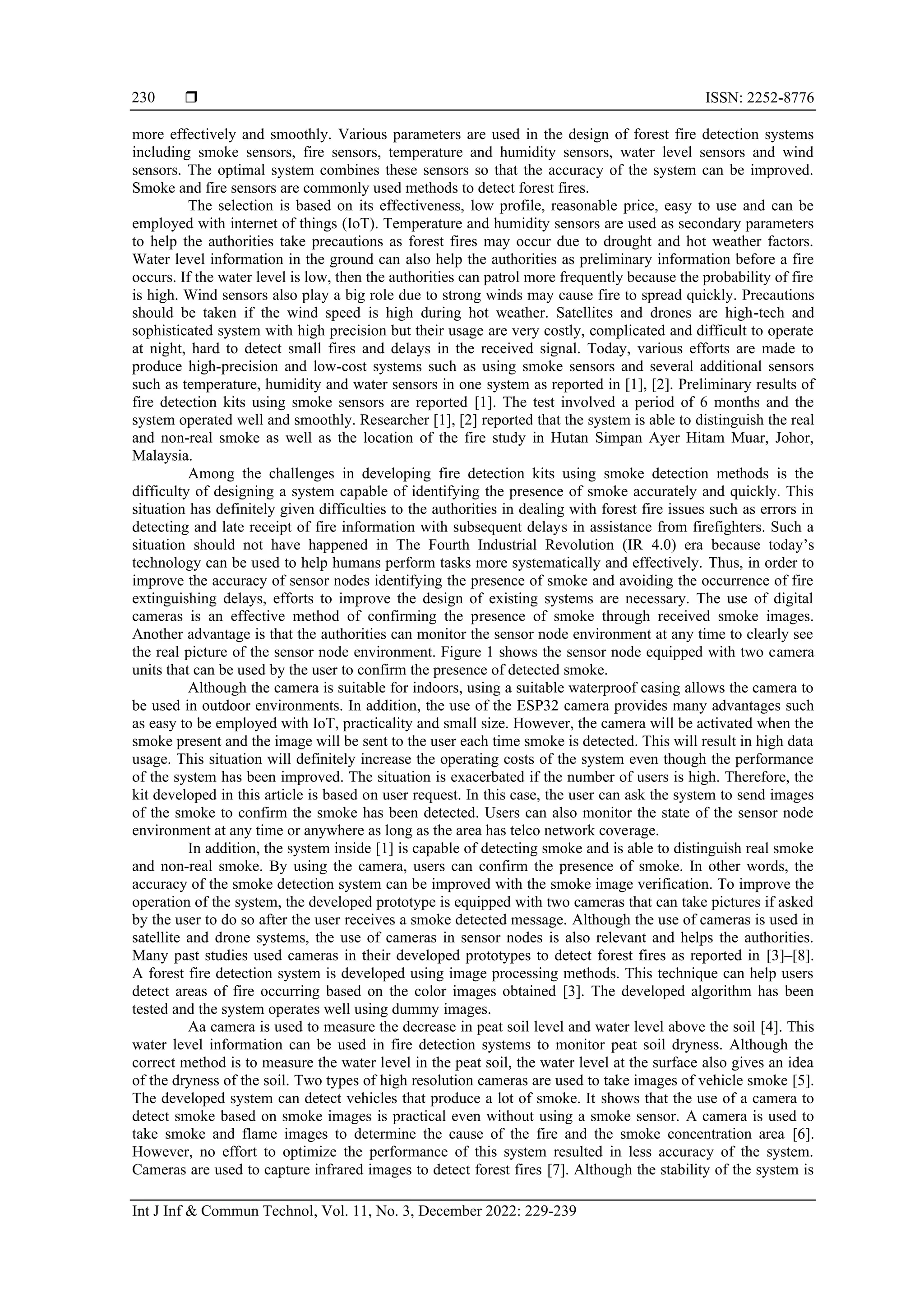 High accuracy sensor nodes for a peat swamp forest fire detection using ...