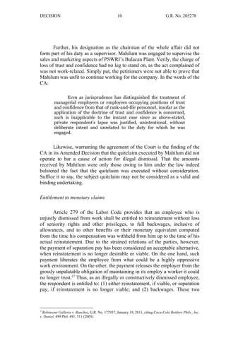 Philippine Spring Water Resources Inc./ Danilo Y. Lua versus Court of ...