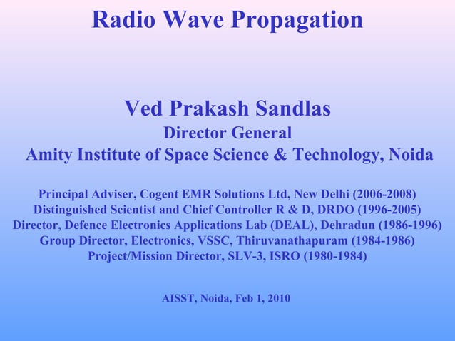 radio wave propagation | PPT