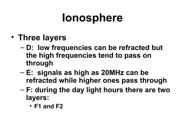 Radio Wave Propagation Ppt