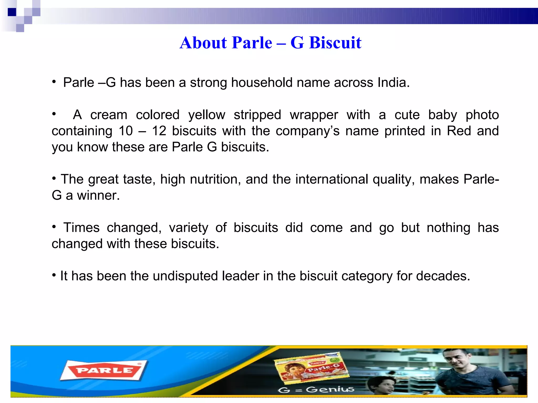 Parle-g marketing strategy | PDF