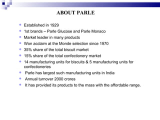 Parle-g marketing strategy | PDF