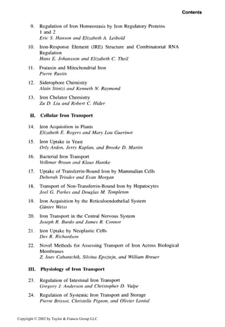 Molecular And Cellular Iron Transport Douglas M Templeton | PDF