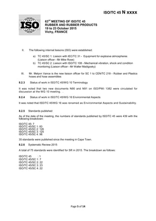 ISO-TC45 63rd meeting 1st plenary Final(TRILA AWARD) | PDF