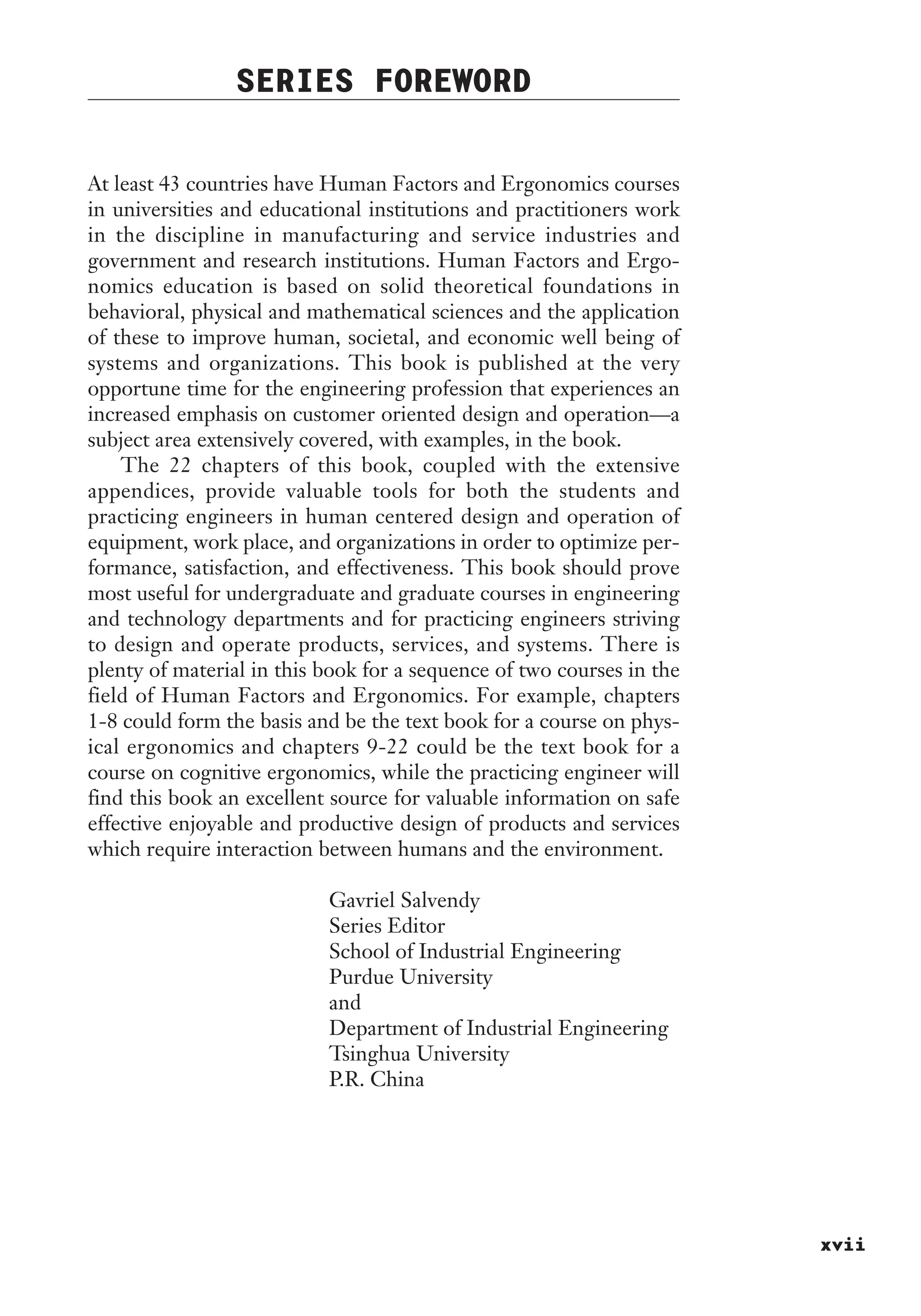 Introduction To Human Factors And Ergonomics For Engineers M Lehto | PDF