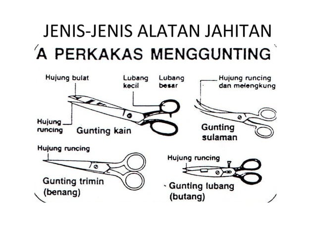 Mari belajar asas jahitan | PPT