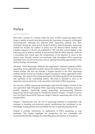 Dna Sequencing Methods And Applns A Munshi | PDF