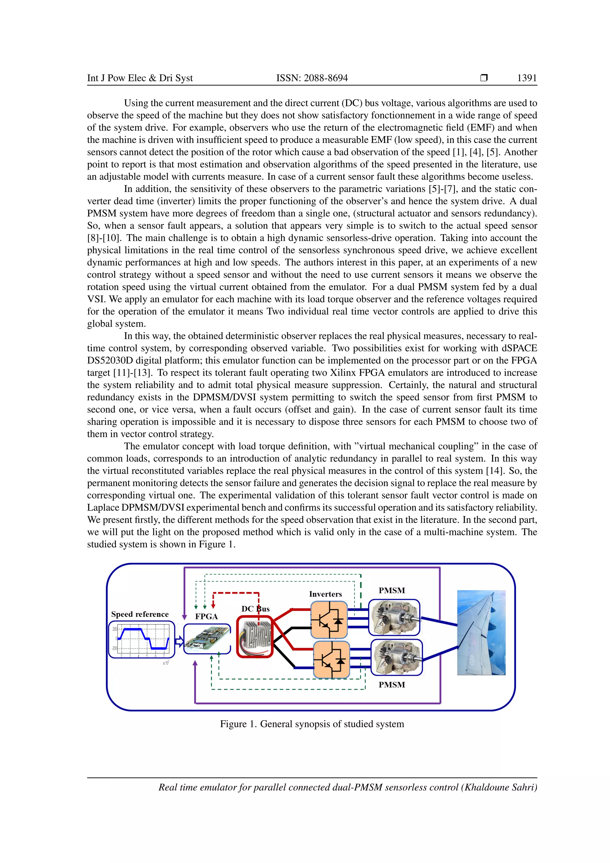 Real time emulator for parallel connected dual-PMSM sensorless control | PDF