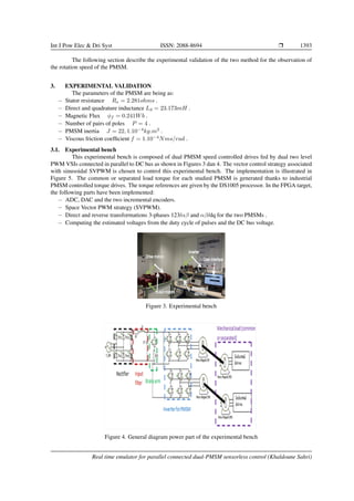 Real time emulator for parallel connected dual-PMSM sensorless control | PDF