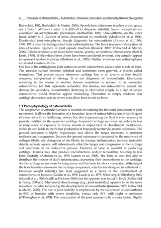 Principles Of Osteoarthritis Its Definition Character Derivation Etc B ...