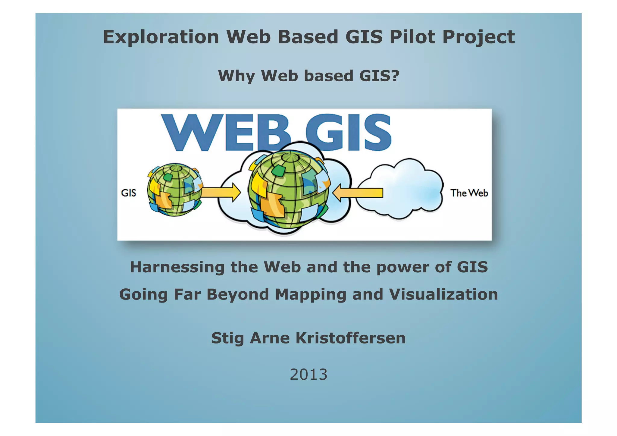 Web Based GIS | PPT