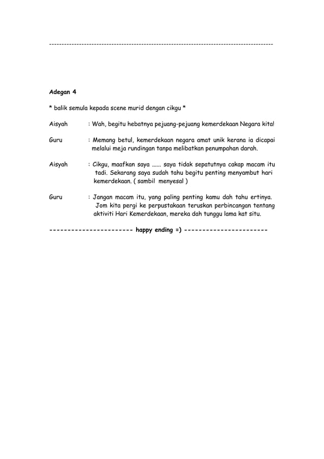 205782665 skrip-drama-hari-kemerdekaan-2013 | DOC