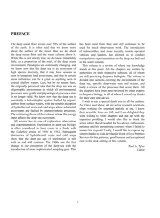 Ecosystems Of The Deep Oceans Paul A Tyler | PDF