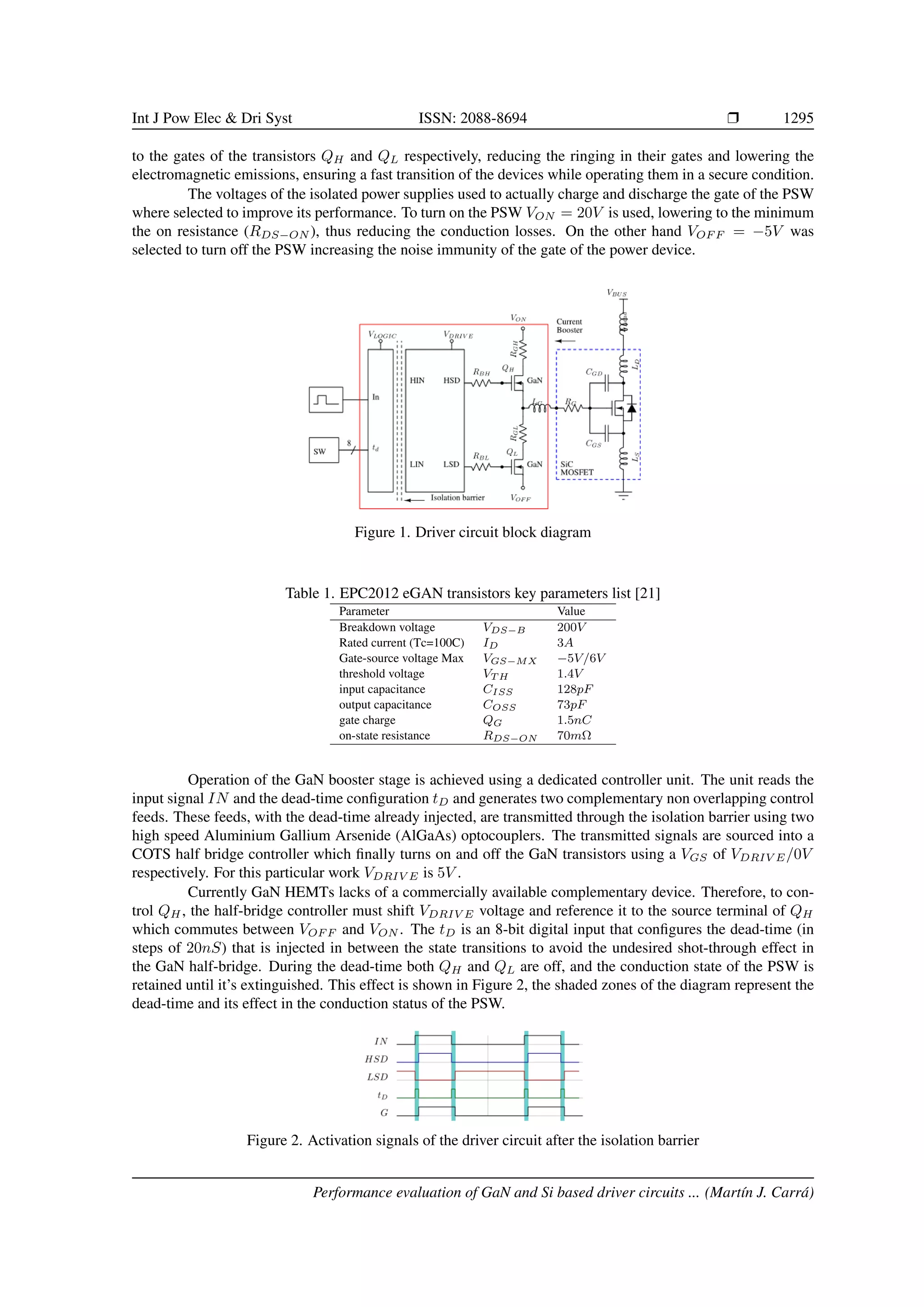 Performance evaluation of GaN and Si based driver circuits for a SiC ...