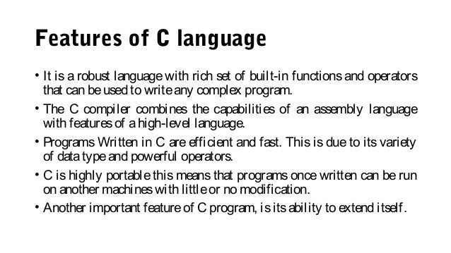 Introduction To C Programming C