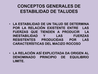 estabilidad-de-taludes-pptx | PPTX