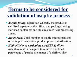 PROCESS VALIDATION OF INJECTABLES | PPTX