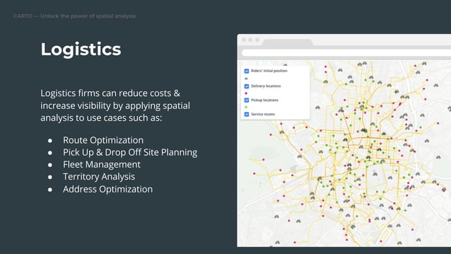 Unlocking Geospatial Analytics Use Cases with CARTO and Databricks | PPT