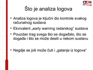 Analiza logova u digitalnoj forenzici | PDF