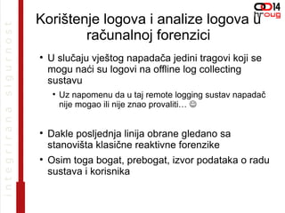 Analiza logova u digitalnoj forenzici | PDF