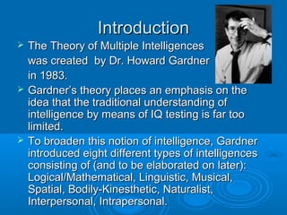 205fa03.multiintelligence | PPT