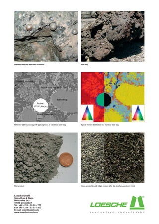Loesche Mills for Metal Recovery and Filler Production from Steel Slag | PDF