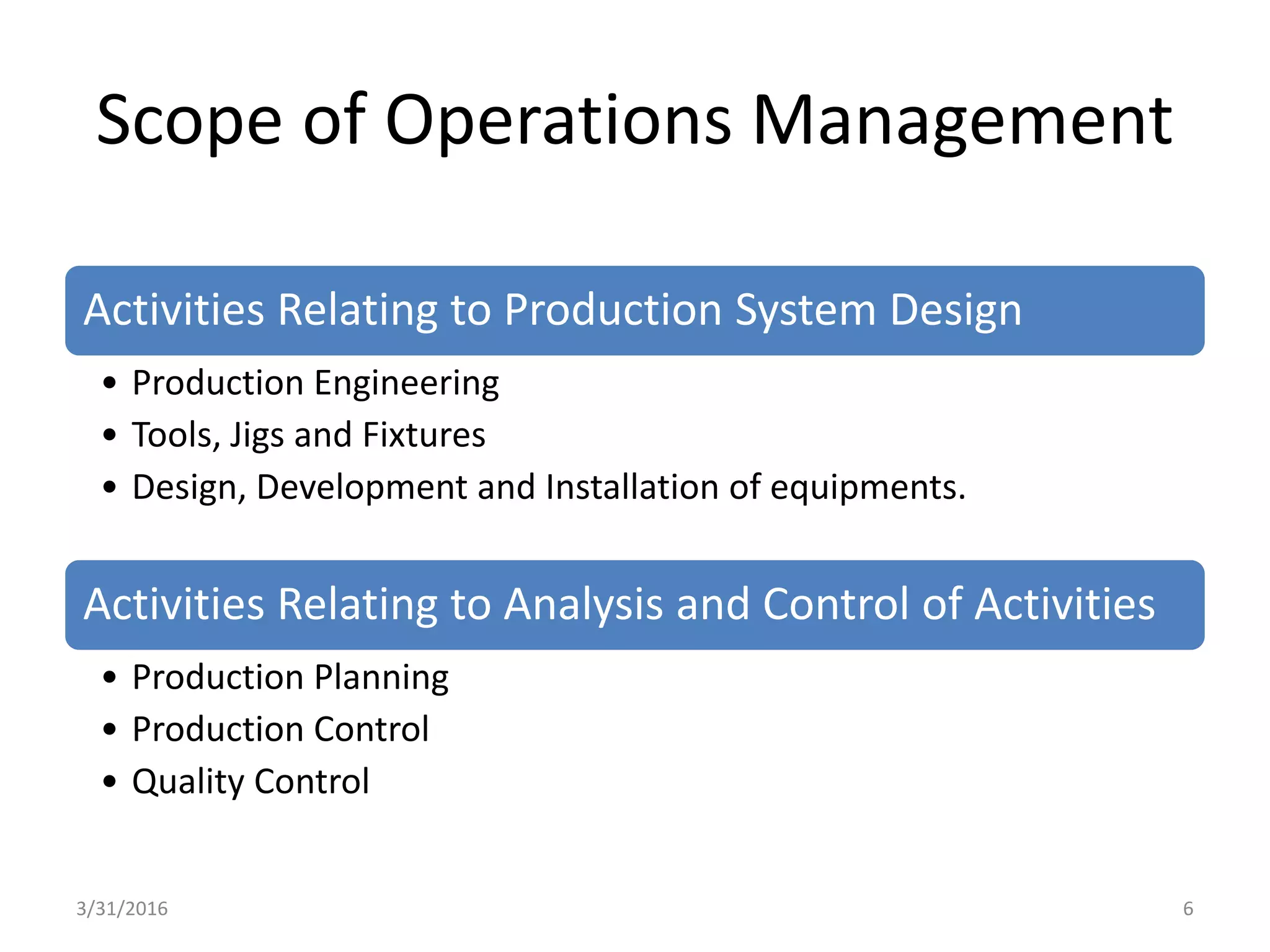 Operations and Supply Chain Management | PDF