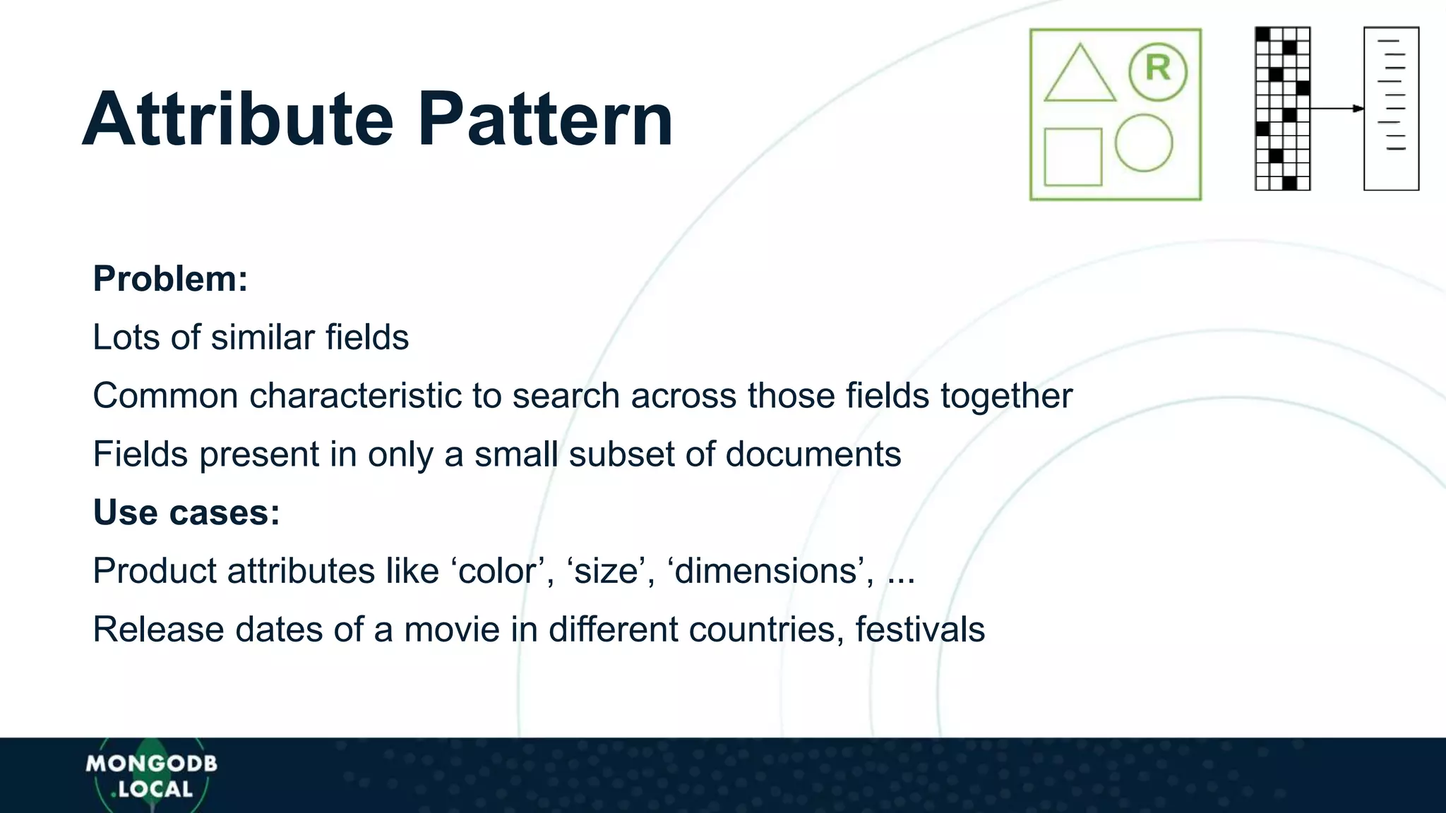 MongoDB.local Seattle 2019: Advanced Schema Design Patterns | PPTX | Databases | Computer ...