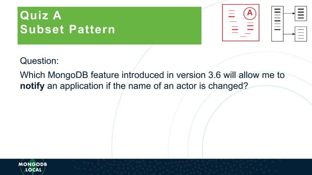 MongoDB.local Seattle 2019: Advanced Schema Design Patterns | PPTX | Databases | Computer ...