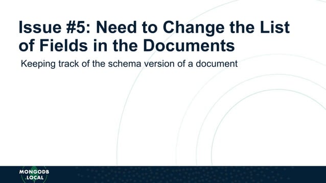 MongoDB.local Seattle 2019: Advanced Schema Design Patterns | PPTX | Databases | Computer ...