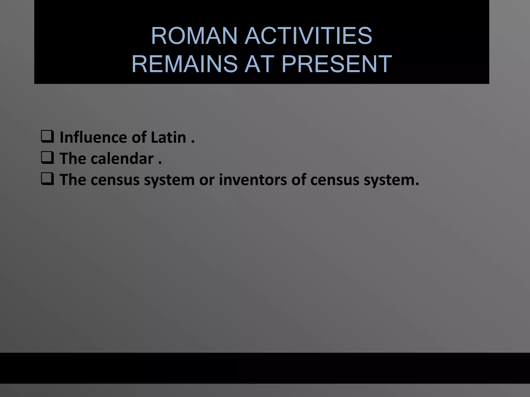 The Romans And Their Impact in Britain | PPT