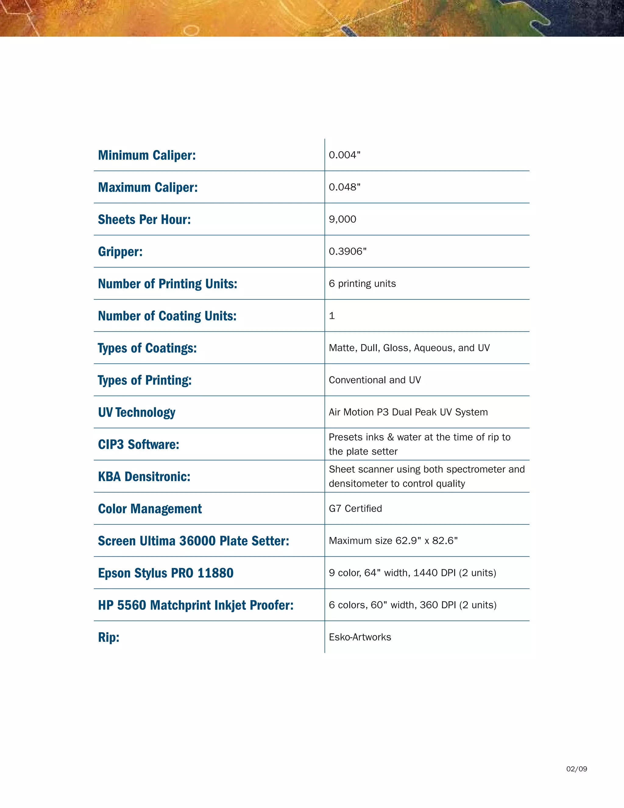 KBA Rapida 205 UV | PDF
