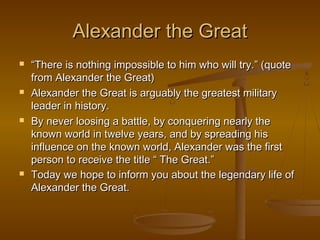 Alexander-the-great | PPT