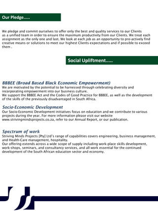 Striving Minds Profile | PDF