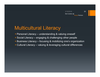 Multicultural Leadership for Organizational Change | PDF