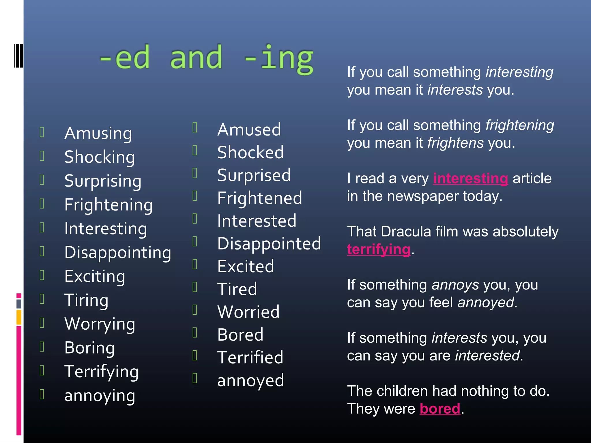 adjectives | PPT