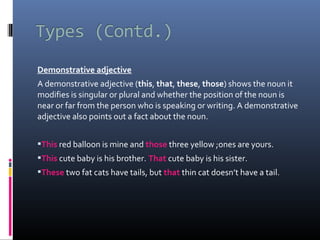 adjectives | PPT