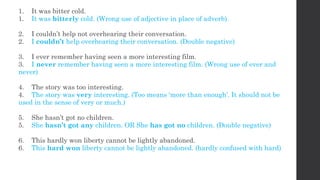 Adverbs for the basic grammar for new learner | PPT