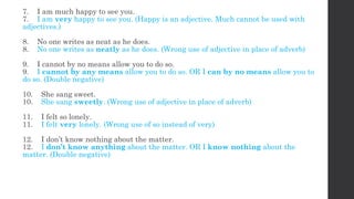 Adverbs for the basic grammar for new learner | PPT