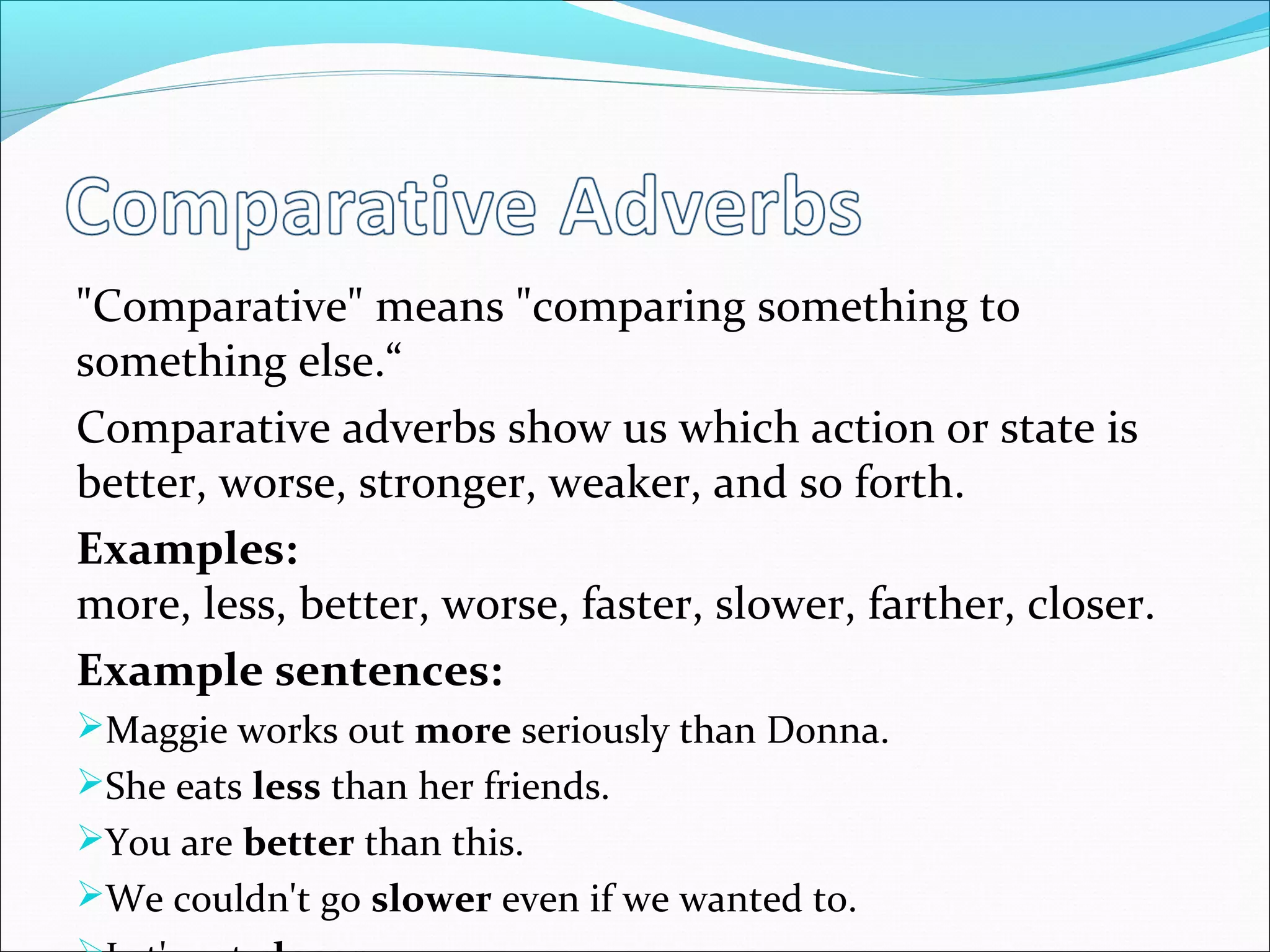 adverbs | PPT