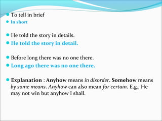 adverbs | PPT