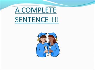 parts of a sentence | PPT