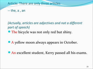 parts of speech | PPT