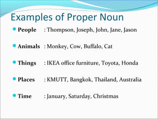 nouns | PPT