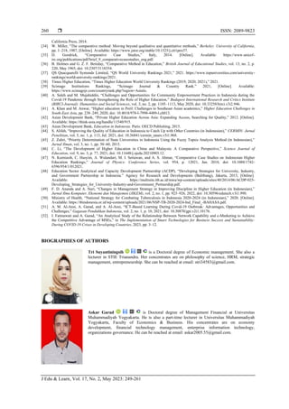 Comparison between universities in Indonesia and Malaysia: World-class college ranking ...