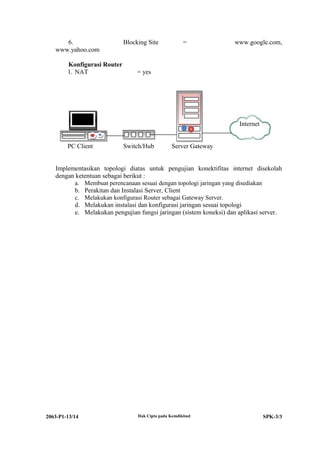 2063 p1-spk-teknik komputer dan jaringan | PDF