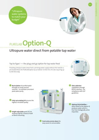 PURELAB Market Range Brochure LITR38767-04 | PDF