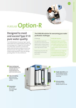 PURELAB Market Range Brochure LITR38767-04 | PDF